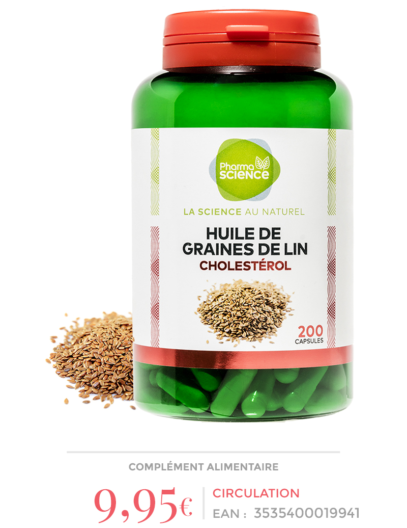 HUILE DE GRAINES DE LIN - COMPLÉMENT ALIMENTAIRE