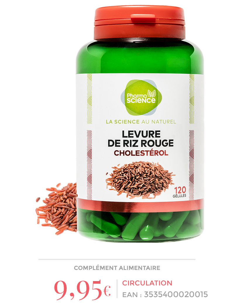 LEVURE DE RIZ ROUGE - COMPLÉMENT ALIMENTAIRE