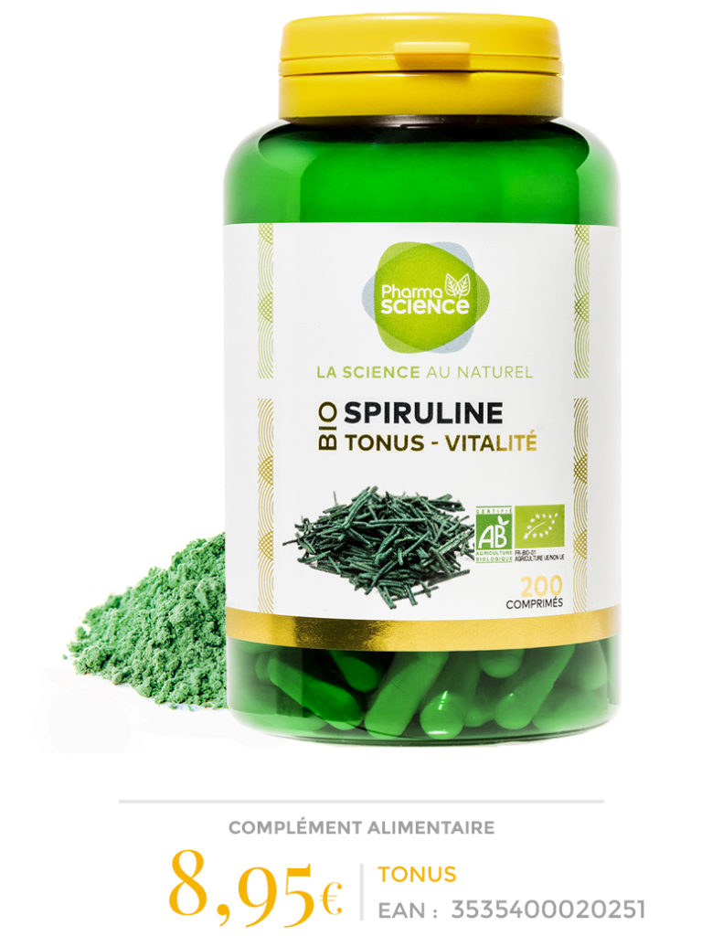 SPIRULINE BIO - COMPLÉMENT ALIMENTAIRE