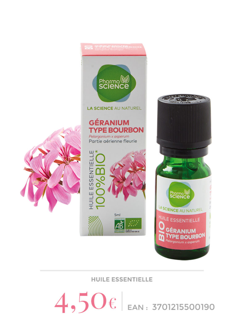 GÉRANIUM TYPE BOURBON - Pharmascience