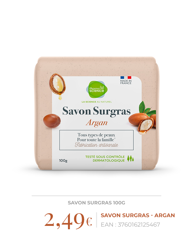 SAVON SURGRAS ARGAN - Pharmascience