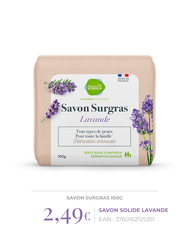 SAVON SURGRAS LAVANDE - Pharmascience